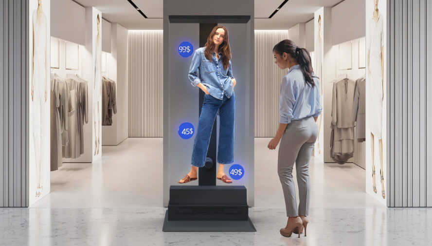3D Hologram Solutions for Retail | Media Holographic Displays